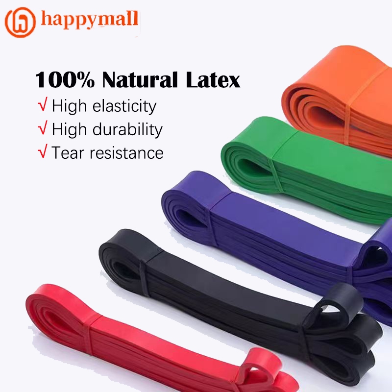 Happymall Pull Up Assist Resistance Band Natural Latex Exercise Loop ...