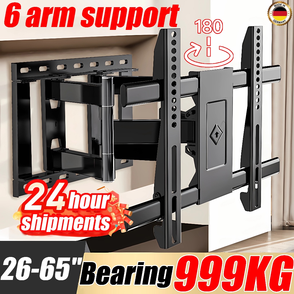 6 Arms Unvisal Tv Wall Bracket For 32"-60" Led/lcd Wall Mount Bracket ...
