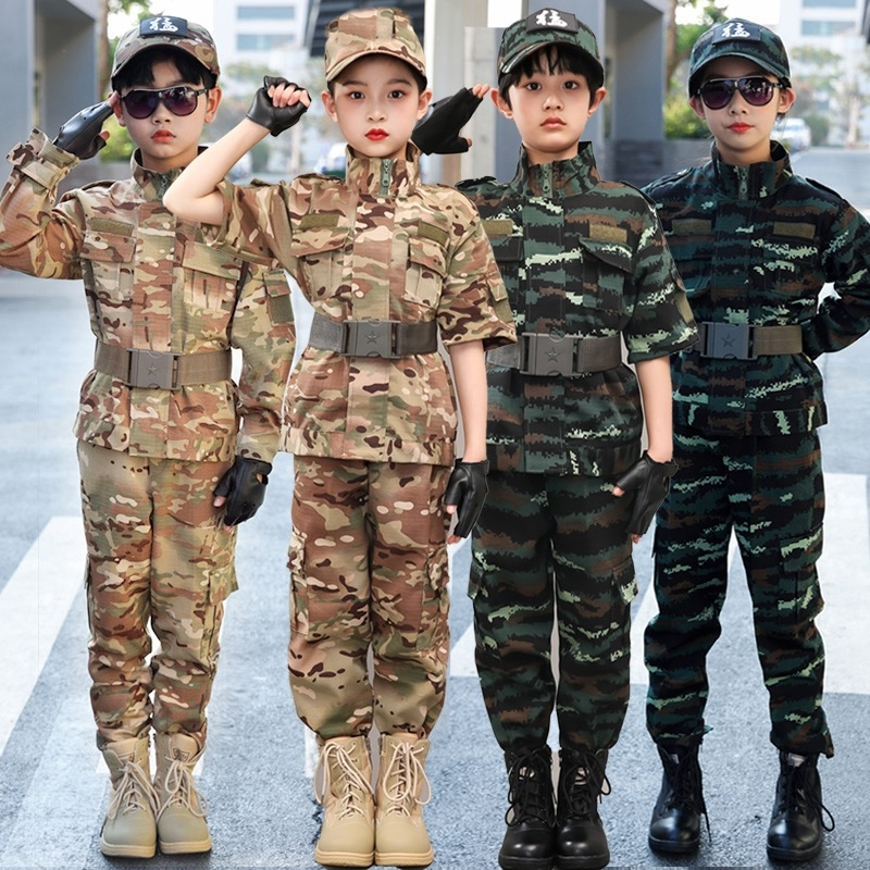 Army Costume For Kids Amouflage Training Clothes Soldier Costume For ...