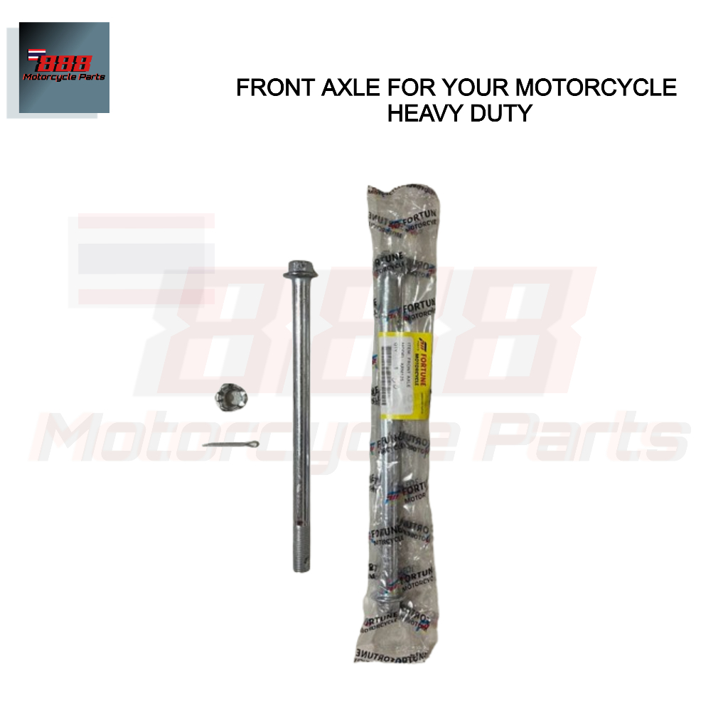 Front Axle for your Motorcycle Heavy Duty | Shopee Philippines