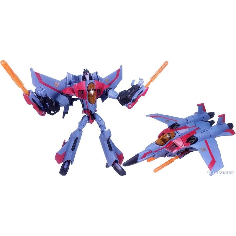 (NO BOX) TRANSFORMERS ANIMATED STARSCREAM VOYAGER CLASS SEEKER | Shopee ...