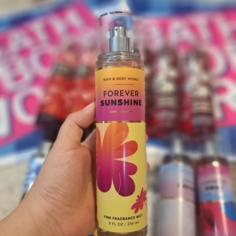 Original Bath & Body Works USA Forever Sunshine Fine Fragrance Mist ...