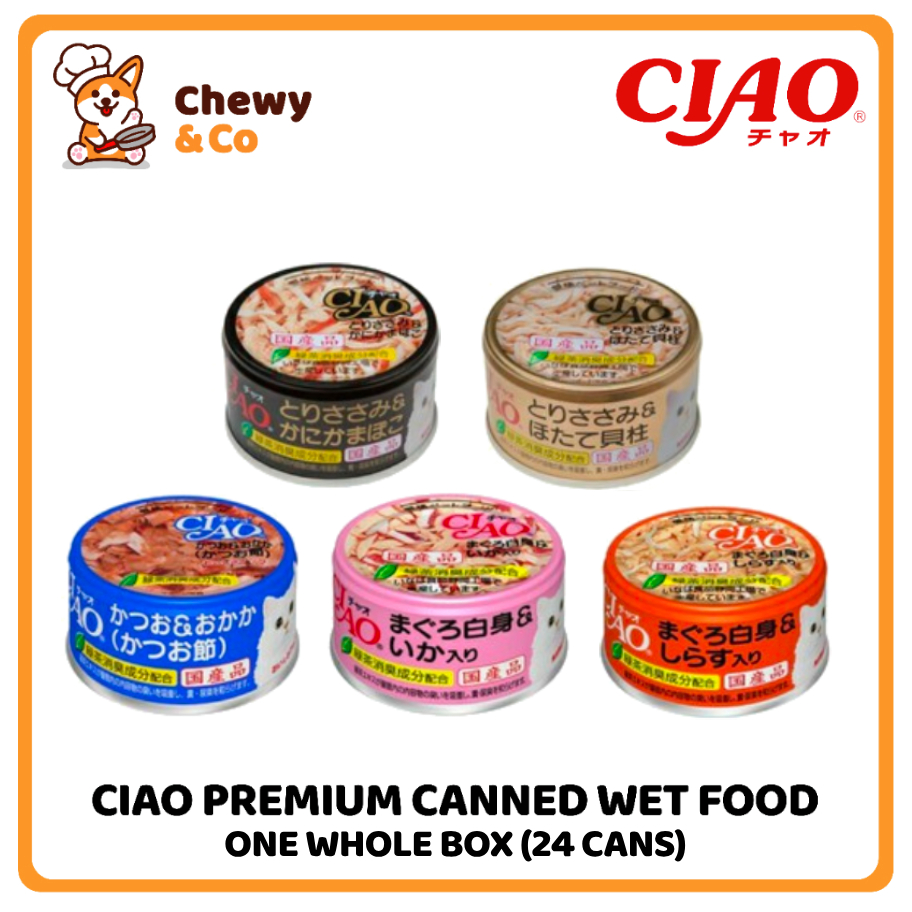 Ciao Inaba Premium Canned Wet Food Whole Box (75g x 24 pcs) | Shopee ...