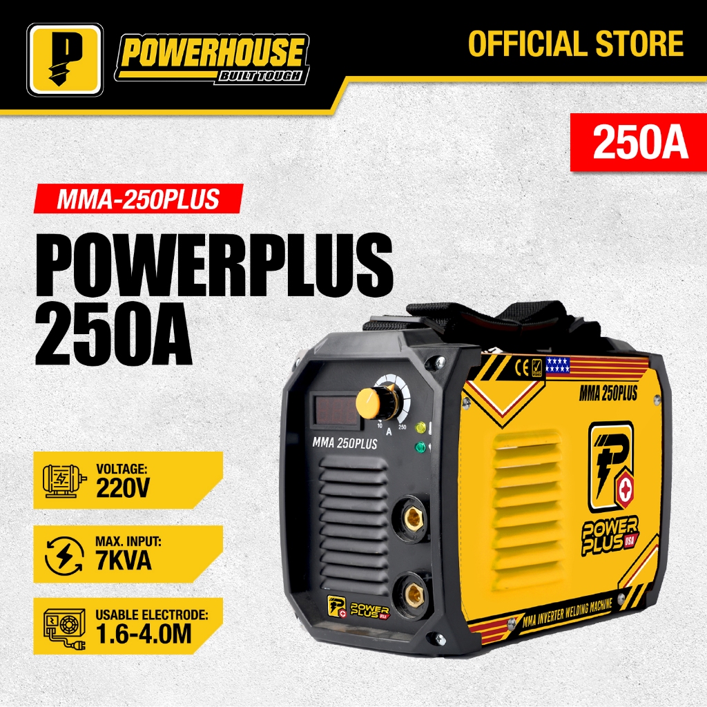 Powerhouse Powerplus MMA Inverter Welding Machine 200A 250A 300A ARC ...