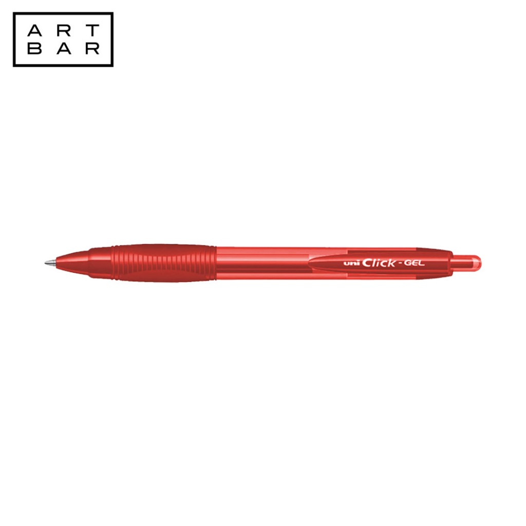 Uni Gel Pen Retractable Click Red - Art Bar | Shopee Philippines