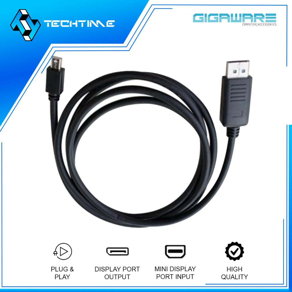 Gigaware 1.8M Mini DisplayPort DP to HDMI Adapter Cable / 1.8M Mini DP ...