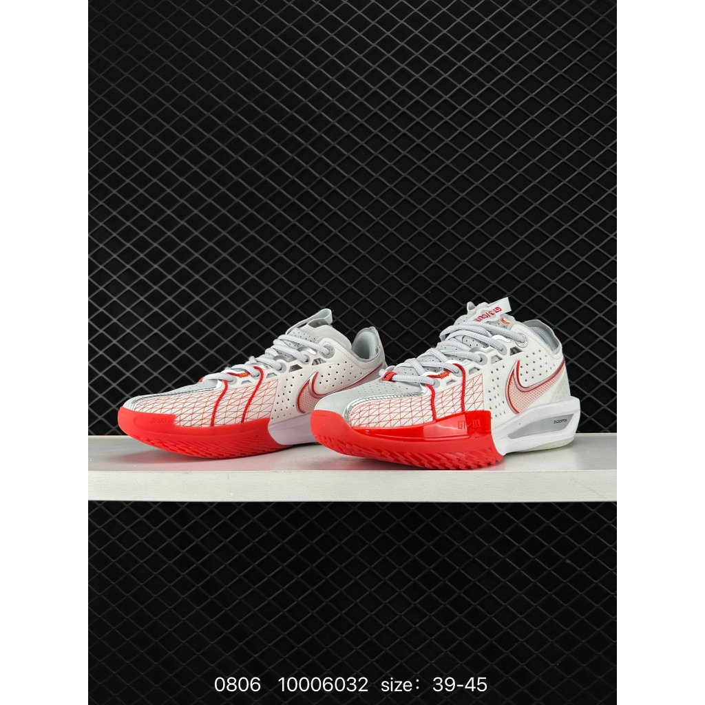 Nike Air Zoom X G.T. 3 GT3 Casual Sneakers Basketball Shoes White Red ...