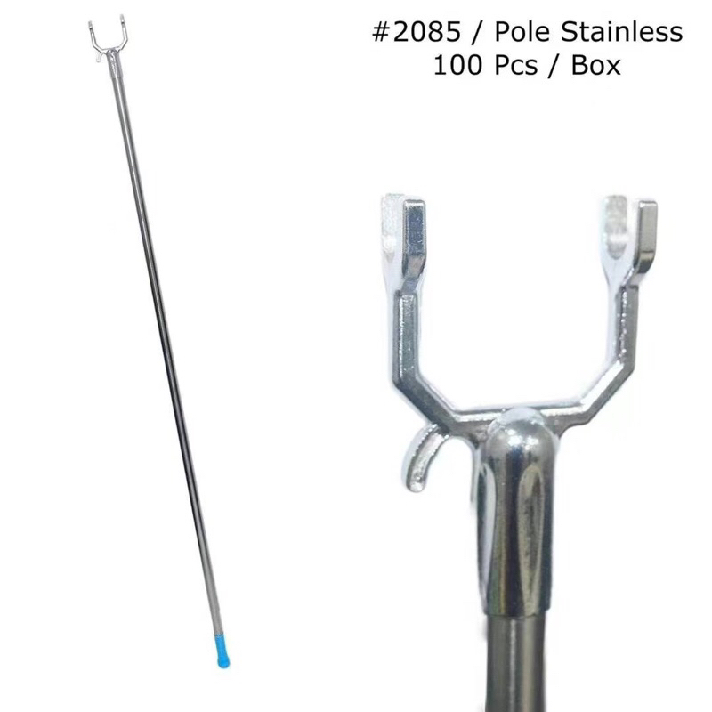 Japan New Stainless Steel Clothes Fork Hanger Clothing Pole Clothes ...