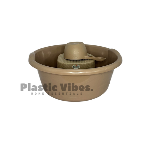 Jumbo 24 inch Round Wash Basin Palanggana With Tabo And Stool | Shopee ...