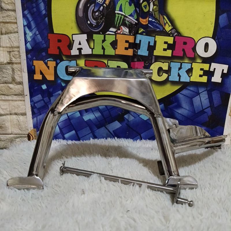 HONDA PCX 160 STAINLESS CENTER STAND W.AXLE | Shopee Philippines