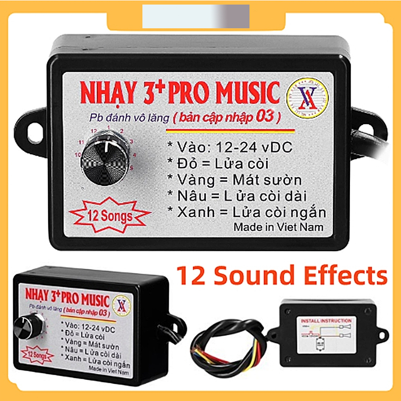 Horn Controller Electric Horn Speaker Sound Control Unit with Sound ...