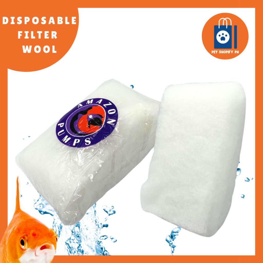 Aquarium Tank Disposable Filter Wool Pad AF2 Amazon Filtration Removal ...