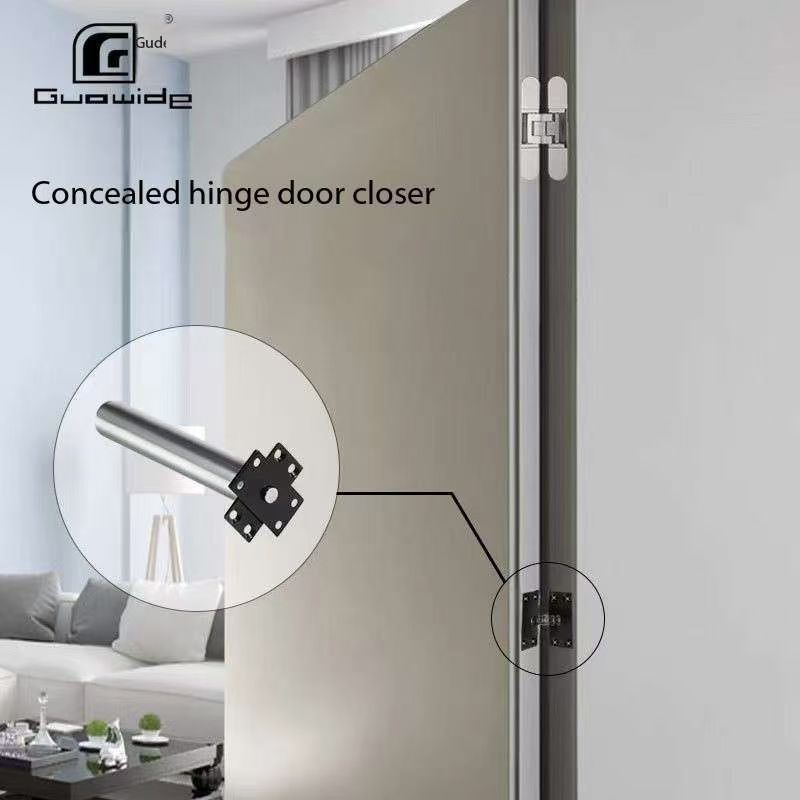 Hidden door closer, automatic door closer, household buffer spring ...