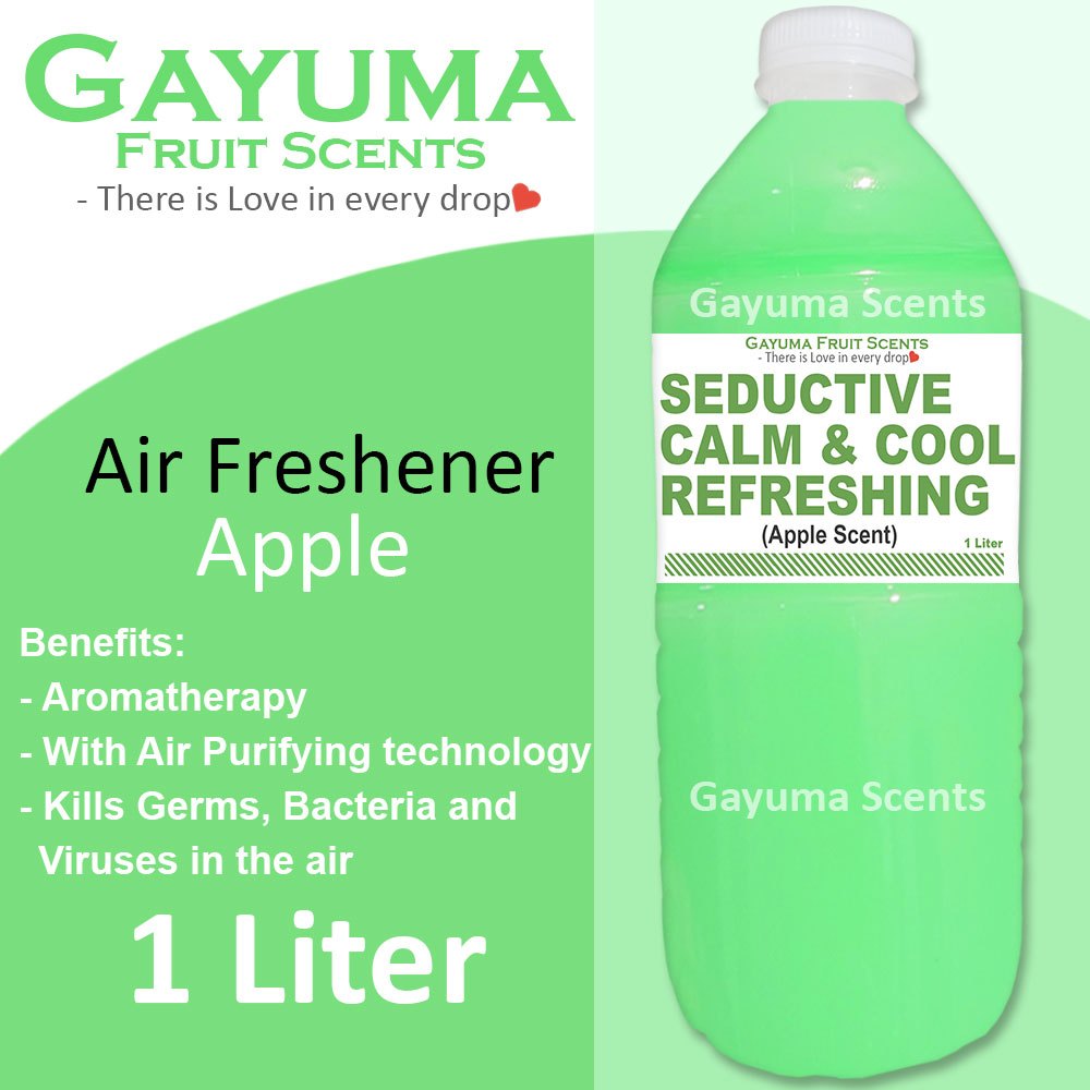Gayuma APPLE 1 Liter Premium Hotel Scents for Humidifier Diffuser ...