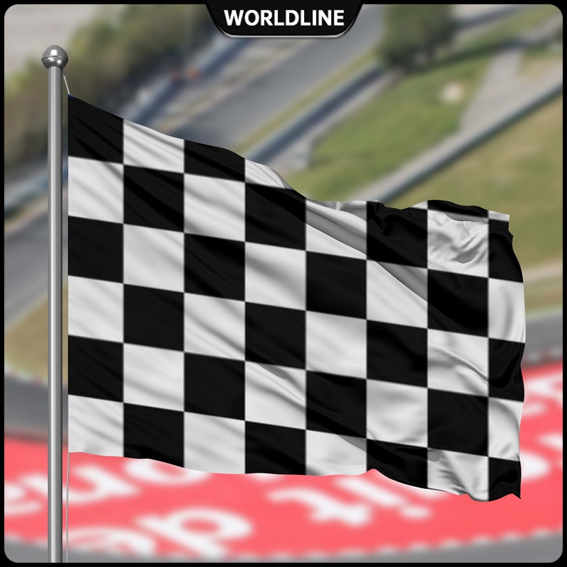 90x150cm F1 Racing Flag Classic Black White Checkered Racing Flag ...
