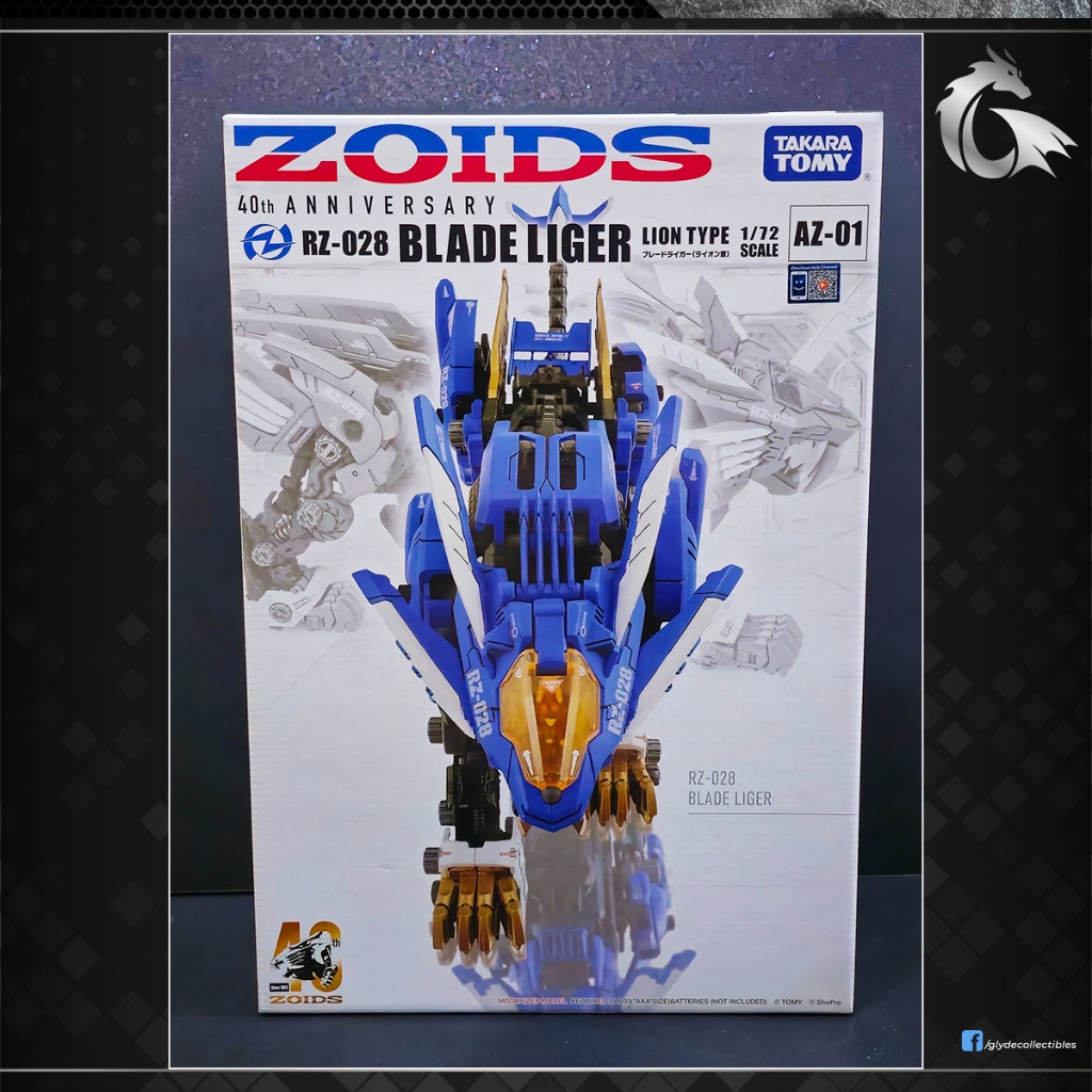 Zoids: 1/72 AZ-01 Blade Liger (Takara Tomy HMM 40th Anniversary) | Shopee Philippines