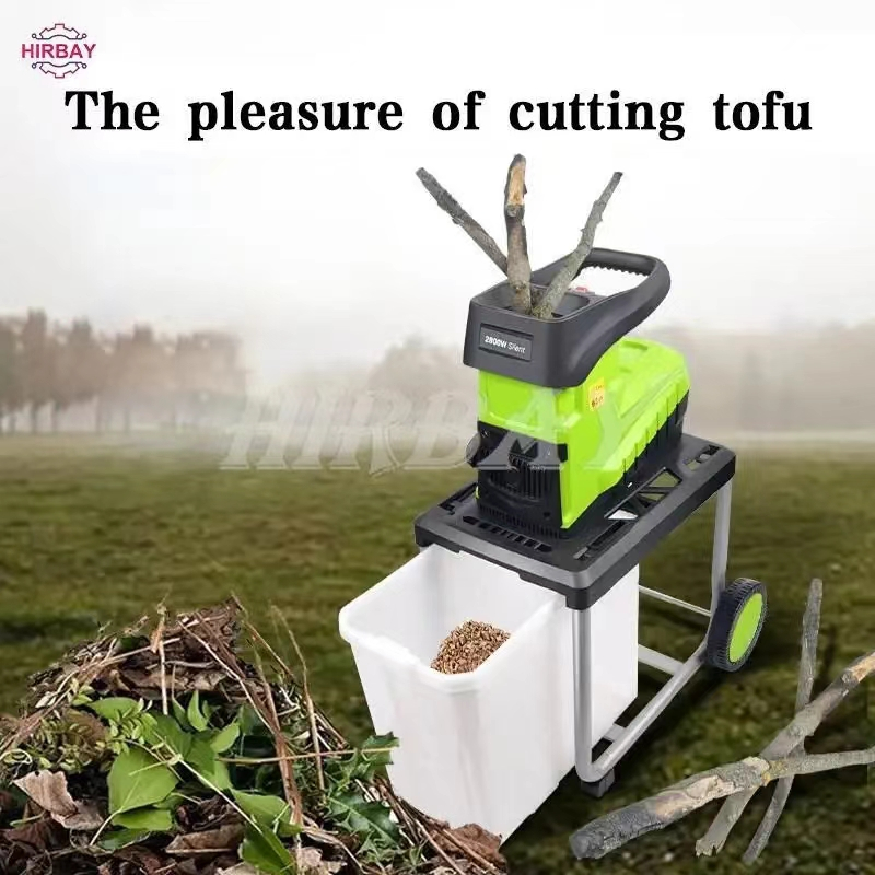 Electric tree branch crusher 2500W electric crusher high-power crusher ...
