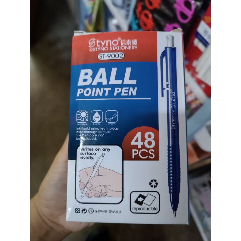 Ball Point Pen /Smooth writing, writes on any surface vividly | Shopee ...