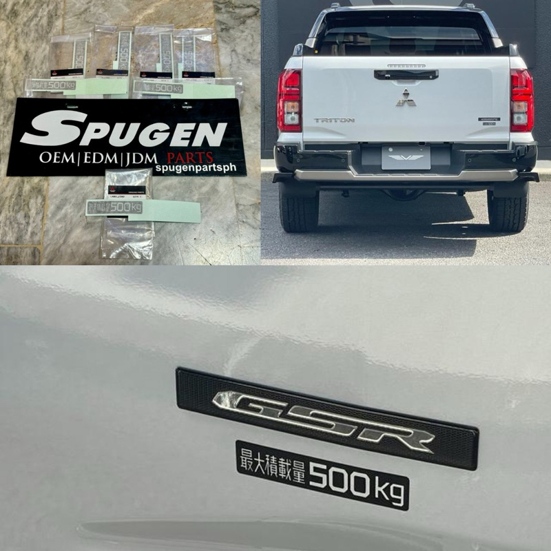 Bnew Orig Mitsubishi Triton 2024-present Jdm 500kg label | Shopee ...