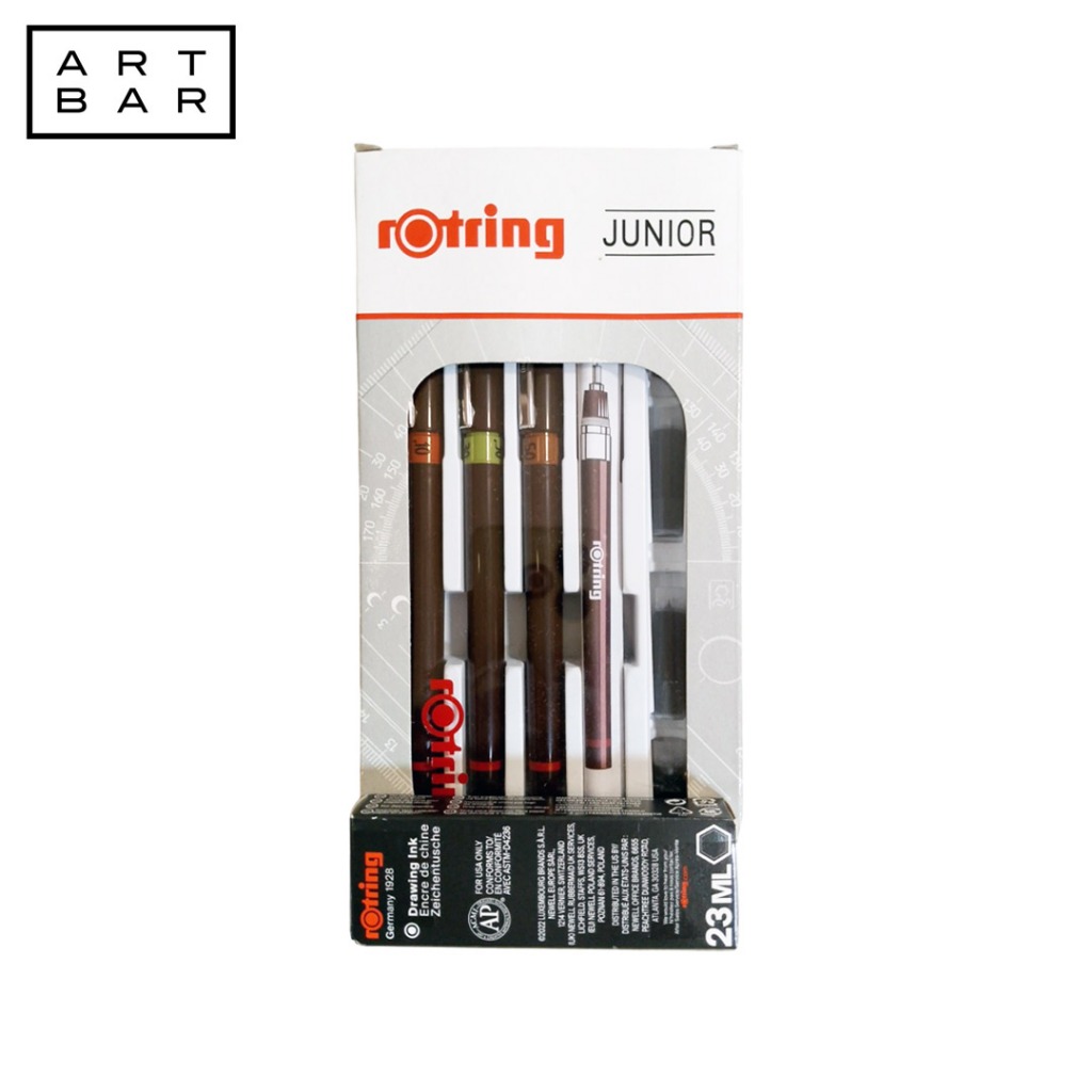 Rotring Technical Pen R151135 Junior Set Iso .10/.30/.50 - Art Bar PH ...