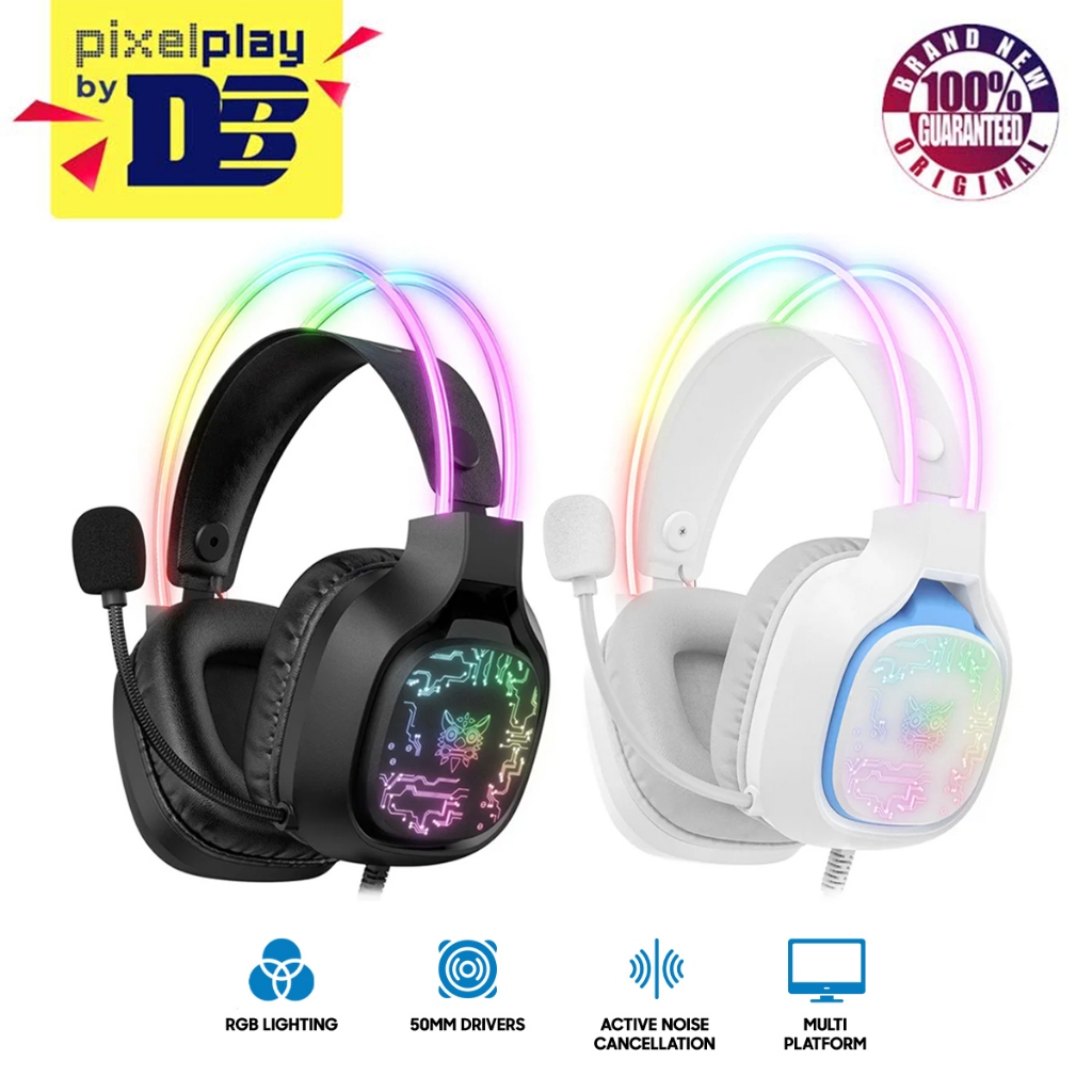 Onikuma X22 RGB Noise Cancellation Microphone Multi-Platform Gaming ...
