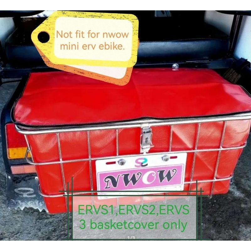 Electric bikeNWOW ervs/ervs2/ervs3 basketcover good na good lagayan ng ...