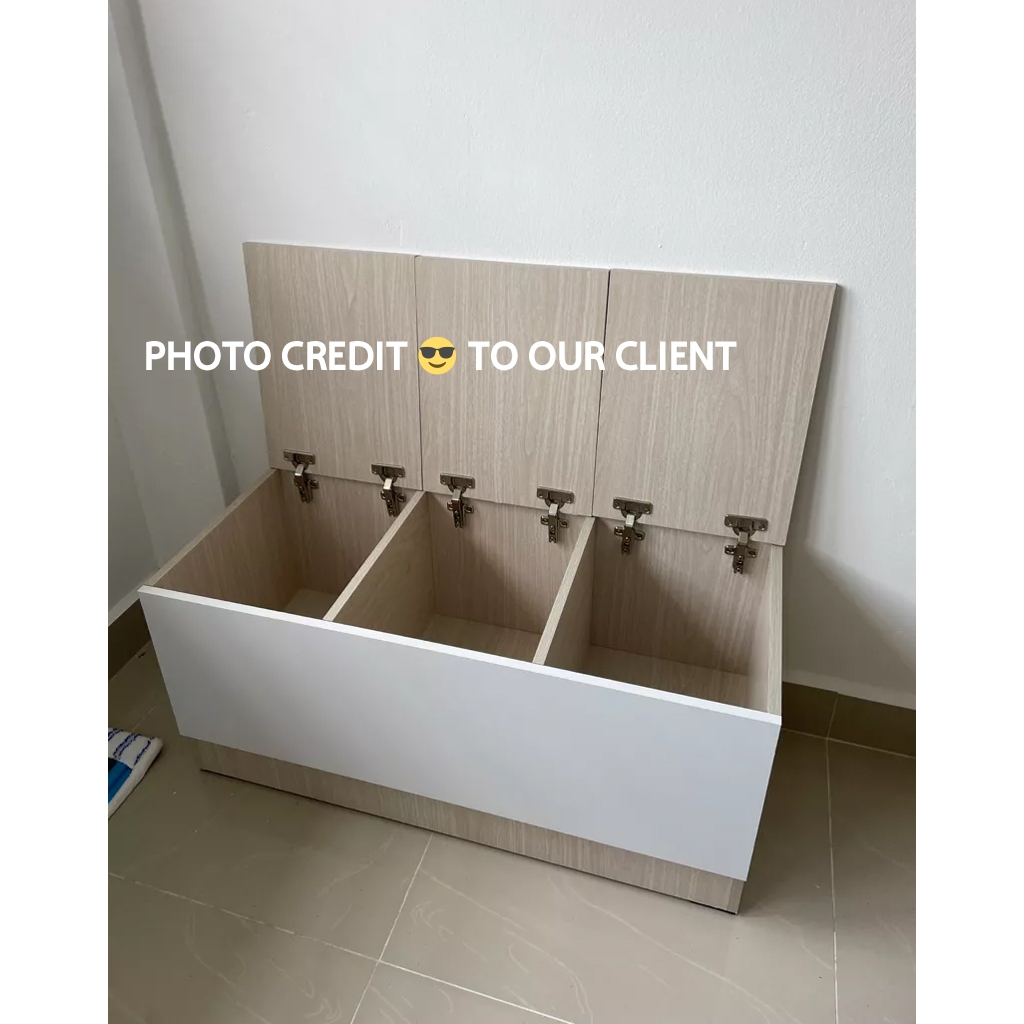 Multifunction Folding Stool Storage Box Furniture Bench Seat Shoe ...