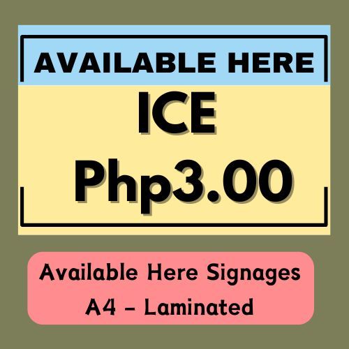 AVAILABLE HERE SIGNAGES/A4/LAMINATED | Shopee Philippines