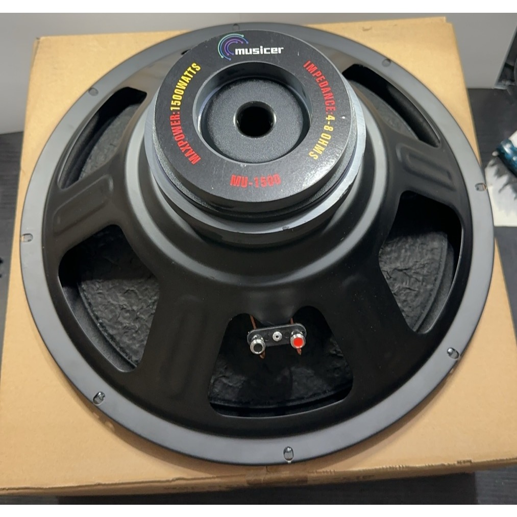 MUSICER MU-1500 15 Inches 1500Watts Double Magnet Powerful Instrumental ...