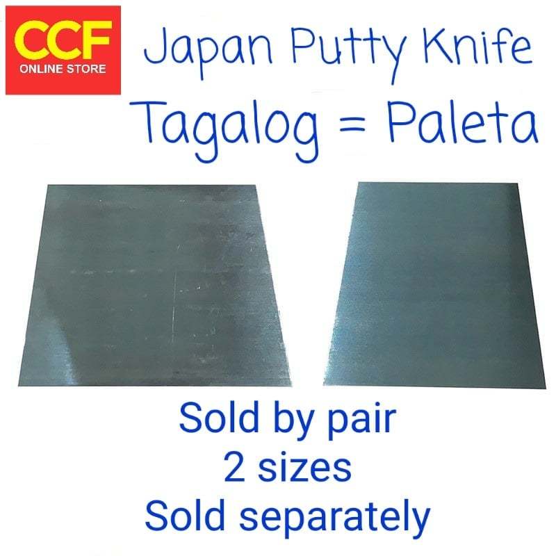 Putty Knife Japan Paleta by Pair ( 2 Sizes Available ) | Shopee Philippines