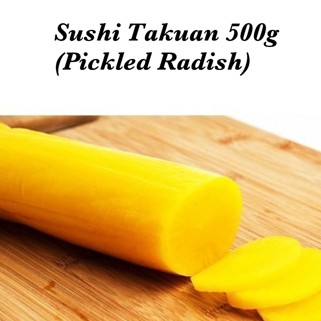 CMH Sushi Takuan/Daikon Japanese pickled radish 500G | Shopee Philippines