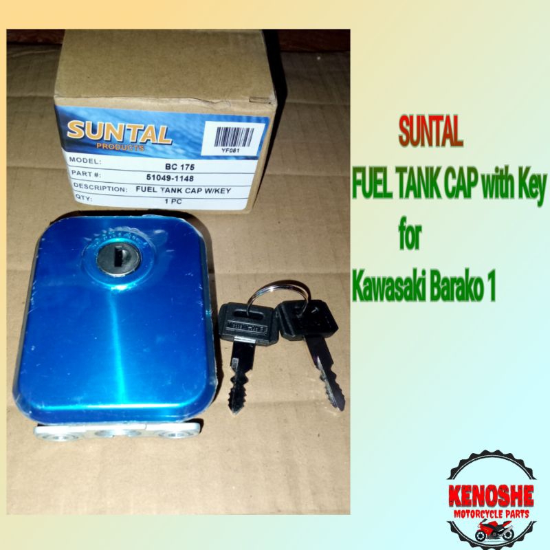 FUEL TANK CAP WITH KEY( SUNTAL) for Kawasaki BARAKO 1 | Shopee Philippines