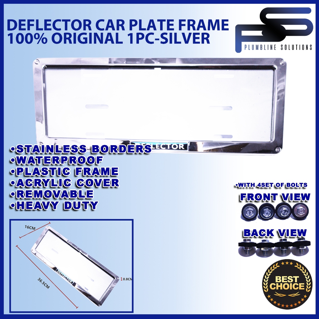 Universal Front Plate Bumper Mount Bracket Bull Bar Holder Black ...