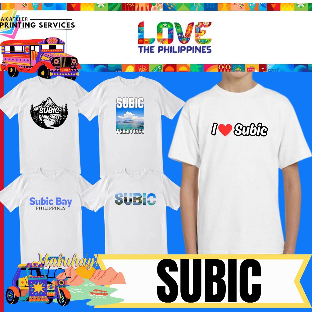 Subic Philippines Trendy Graphic Tees for kids to Adult | Shopee ...