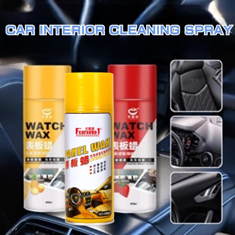 Car Cleaning Interior Spray 450ml Multi-purpose Foam Cleaner Spray ...