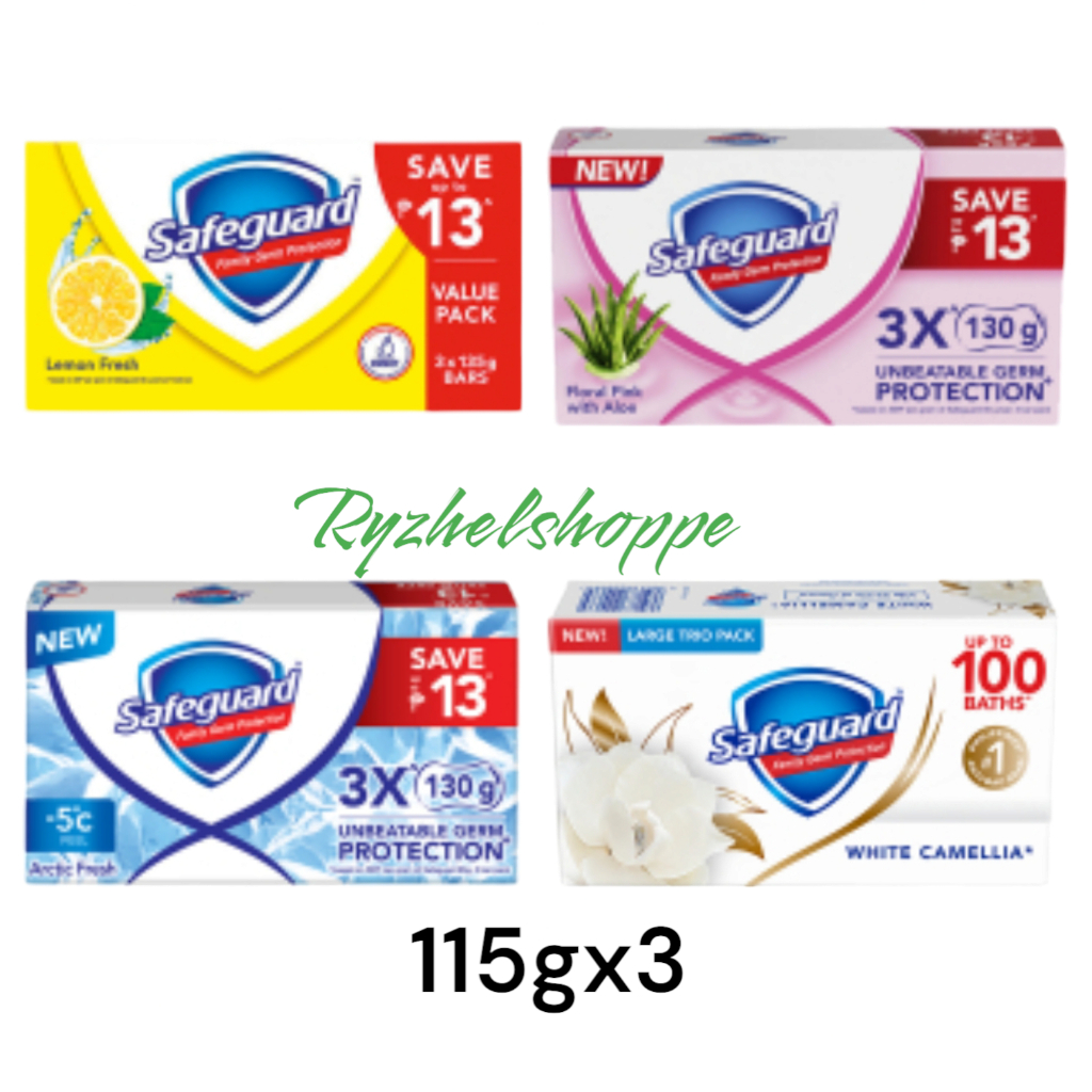 ROS GROCERS SAFEGUARD BOX BODY WASH SOAP TRIPID 115GX3 | Shopee Philippines