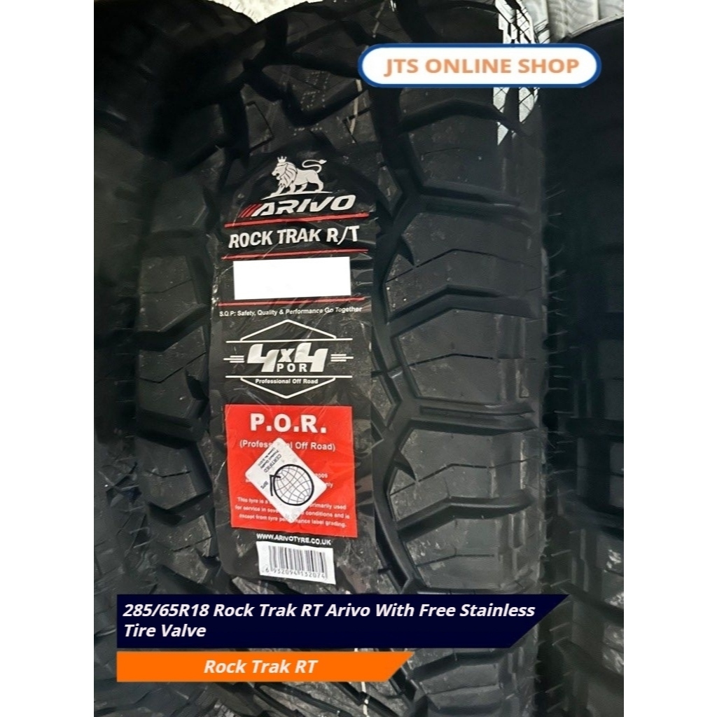 285/65R18 Rock Trak RT Arivo With Free Stainless Tire Valve | Shopee ...