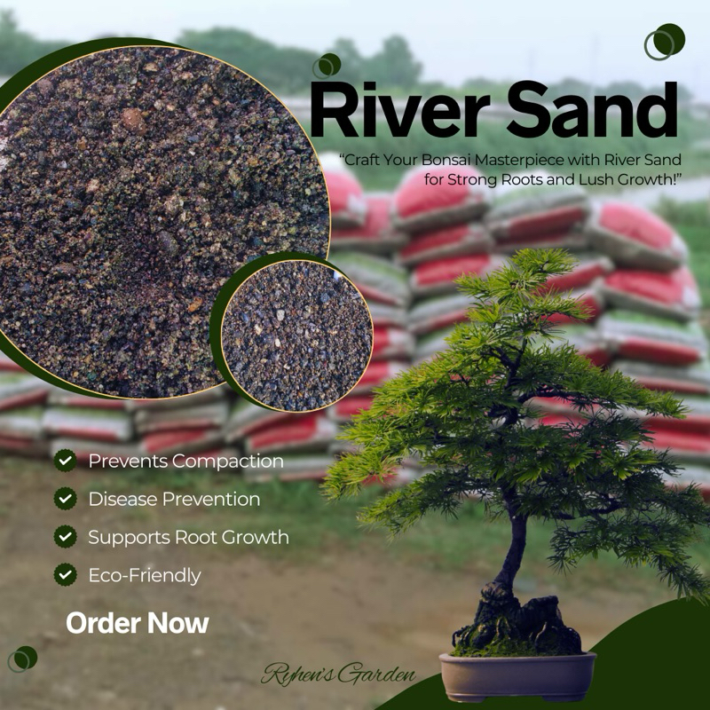RIVERSAND Good for bonsai Riversand-improve drainage Riversand | Shopee ...