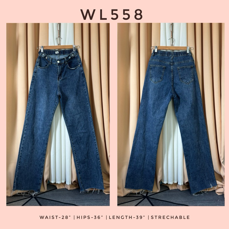Denim/ Maong Wideleg/Baggy Pants | Shopee Philippines