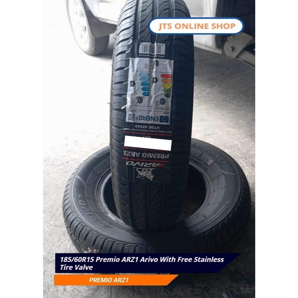 185/60R15 Premio ARZ1 Arivo With Free Stainless Tire Valve (PRE-ORDER) | Shopee Philippines