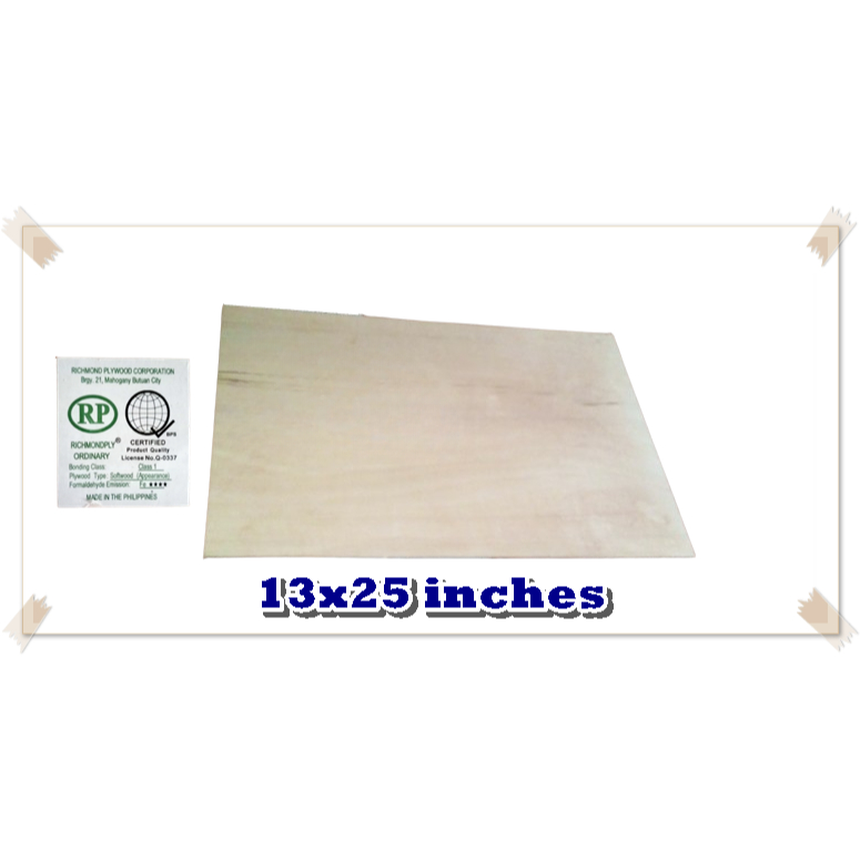 13x25 INCHES ordinary / marine plywood / plyboard replacement board for ...