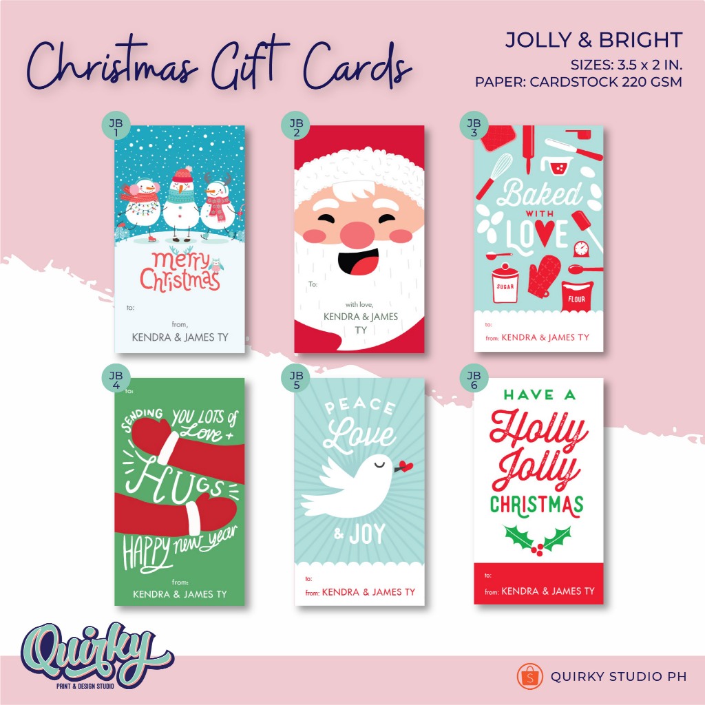 Personalized Christmas Gift Tags | Shopee Philippines