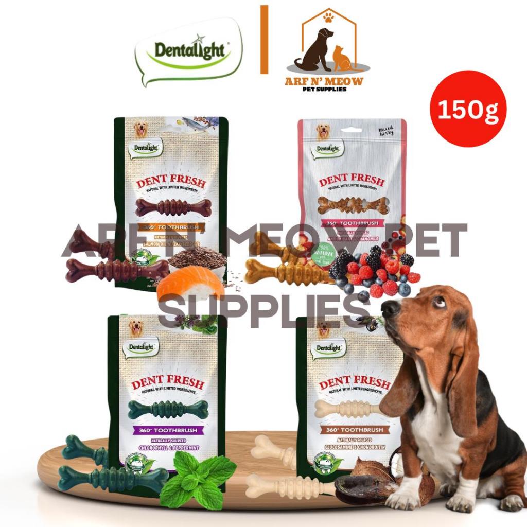All Stages Adult Puppy 150g 18 Pieces Dental Dog Treats Dentalight Dent ...