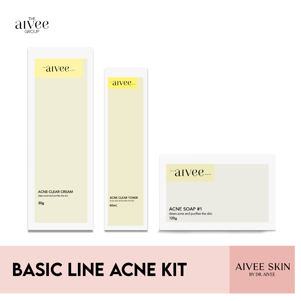 Aivee Skin Basic Line Acne Kit 1 (Mild to Normal Acne) | Shopee Philippines