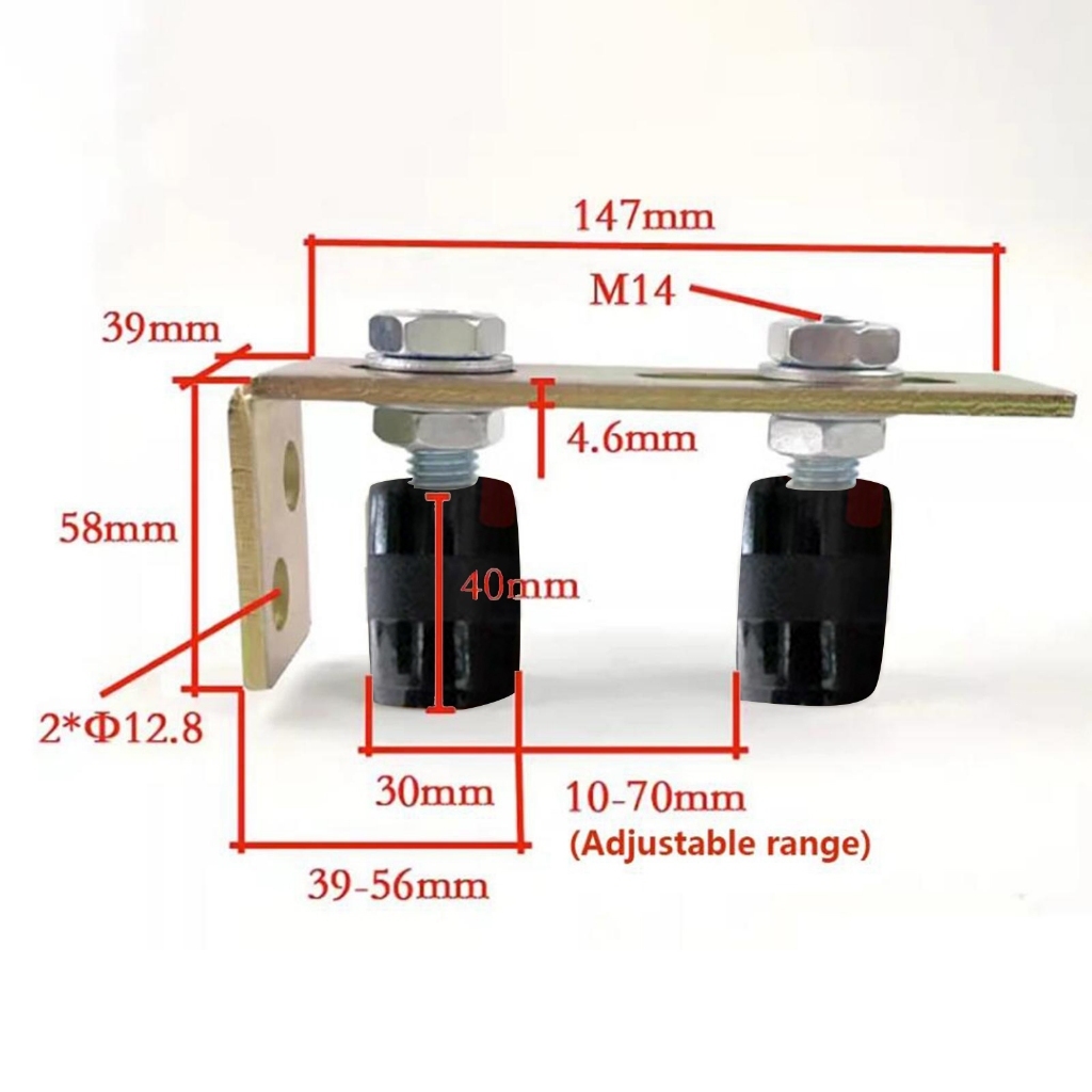Sliding Gate Top Guide Nylon Rollers With L Bracket Set Upper Nylon ...