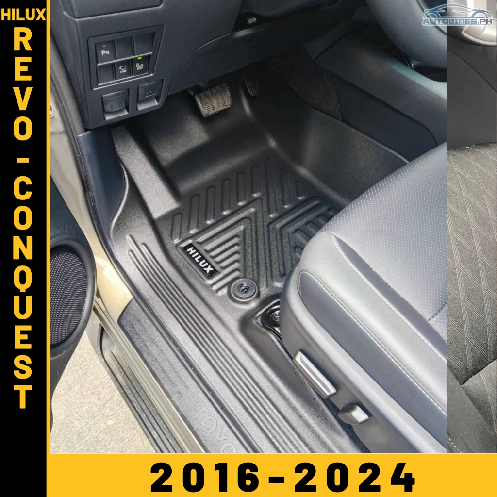 HILUX REVO / CONQUEST 2016 - 2025 FLOOR LINER DEEP DISH MATTING (2017 ...
