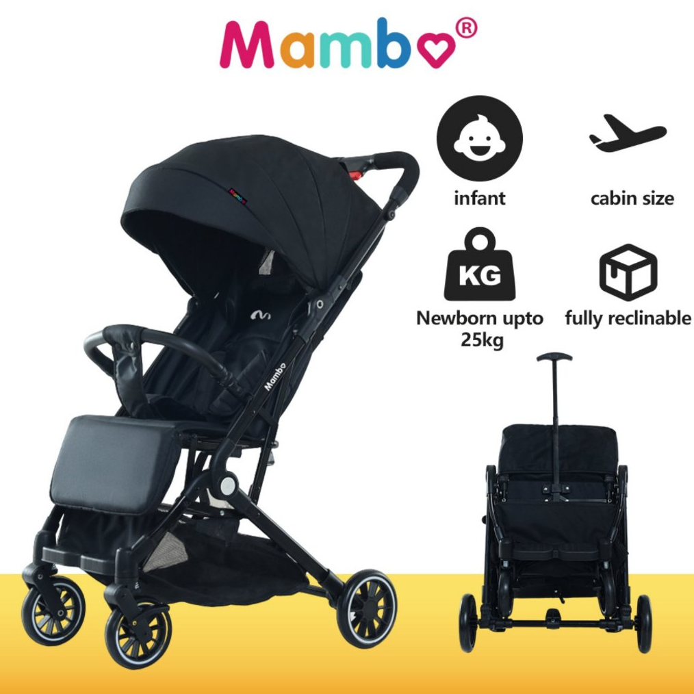 Mambo Slim Baby stroller Pocket Travel Stroller Reclinable Portable ...