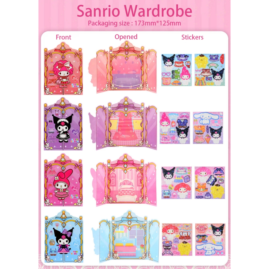 Sanrio quiet book dress-up wardrobe(10PCS) | Shopee Philippines