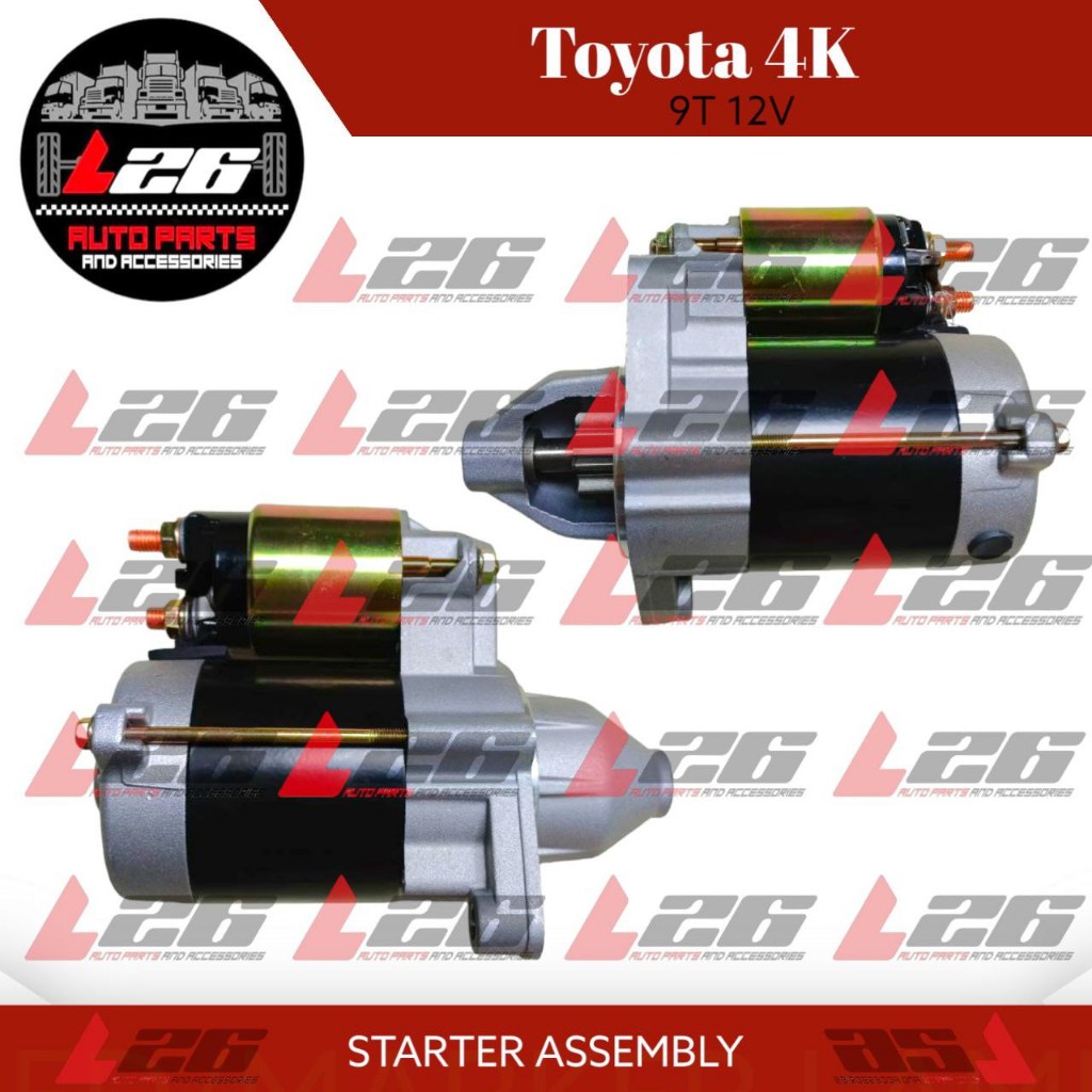 Toyota 4K STARTER ASSEMBLY FOR Toyota 4K 9T 12V ORION STARTER | Shopee ...