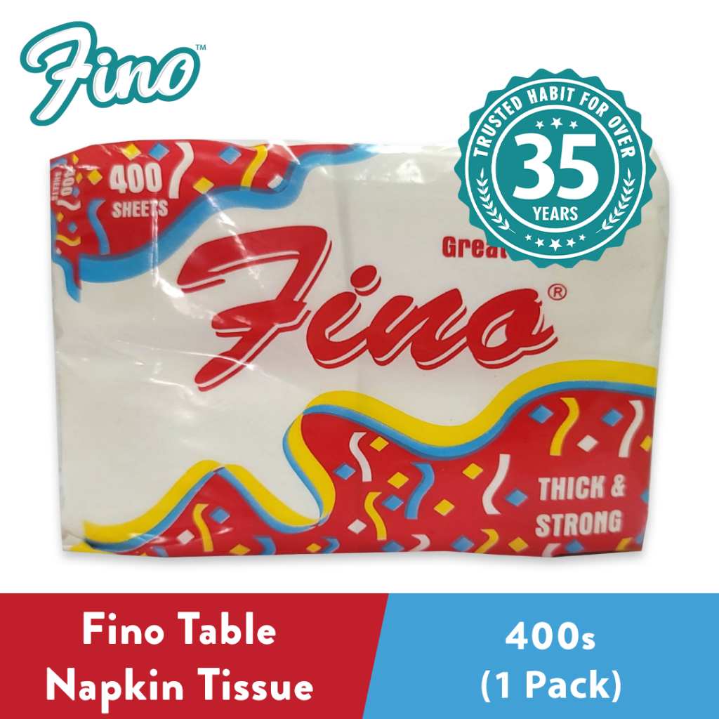 Fino Table Napkin Tissue Pre-cut 400 Sheets | Table Napkin | Home ...